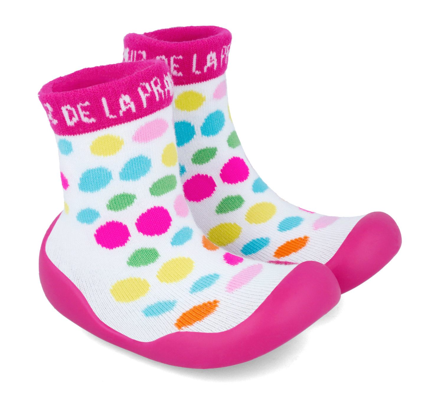 LYCRA SOCK WITH POLKA DOTS COLORS