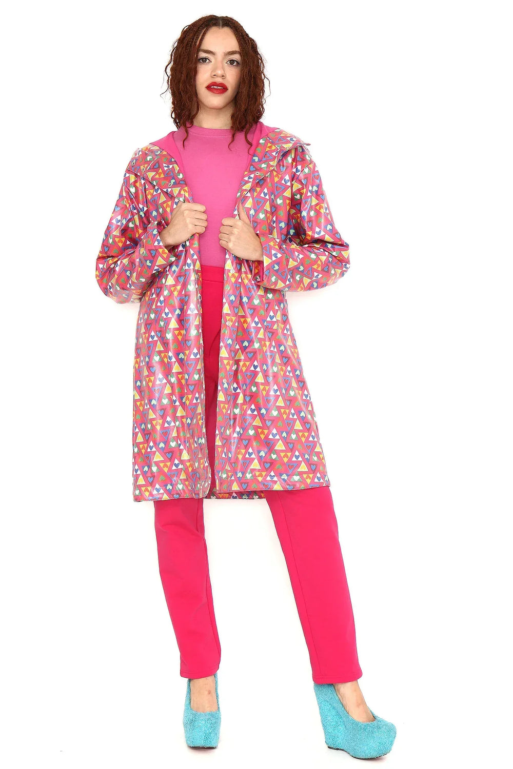 PRINTED RAINCOAT WOMAN