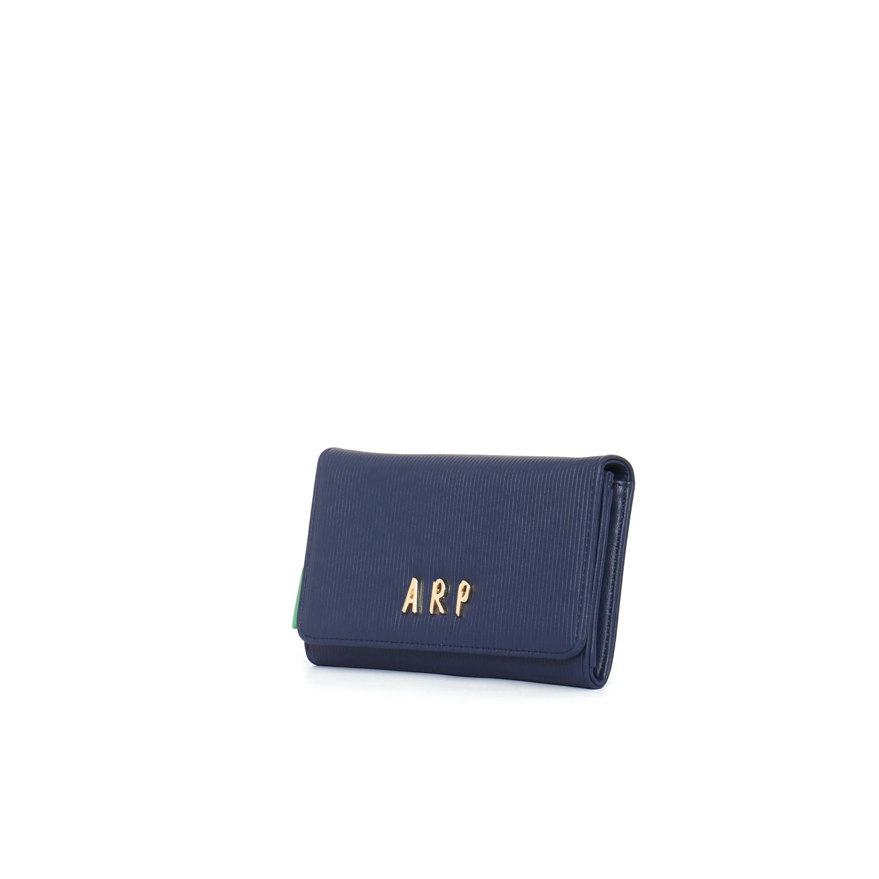 ARP blue engraved wallet